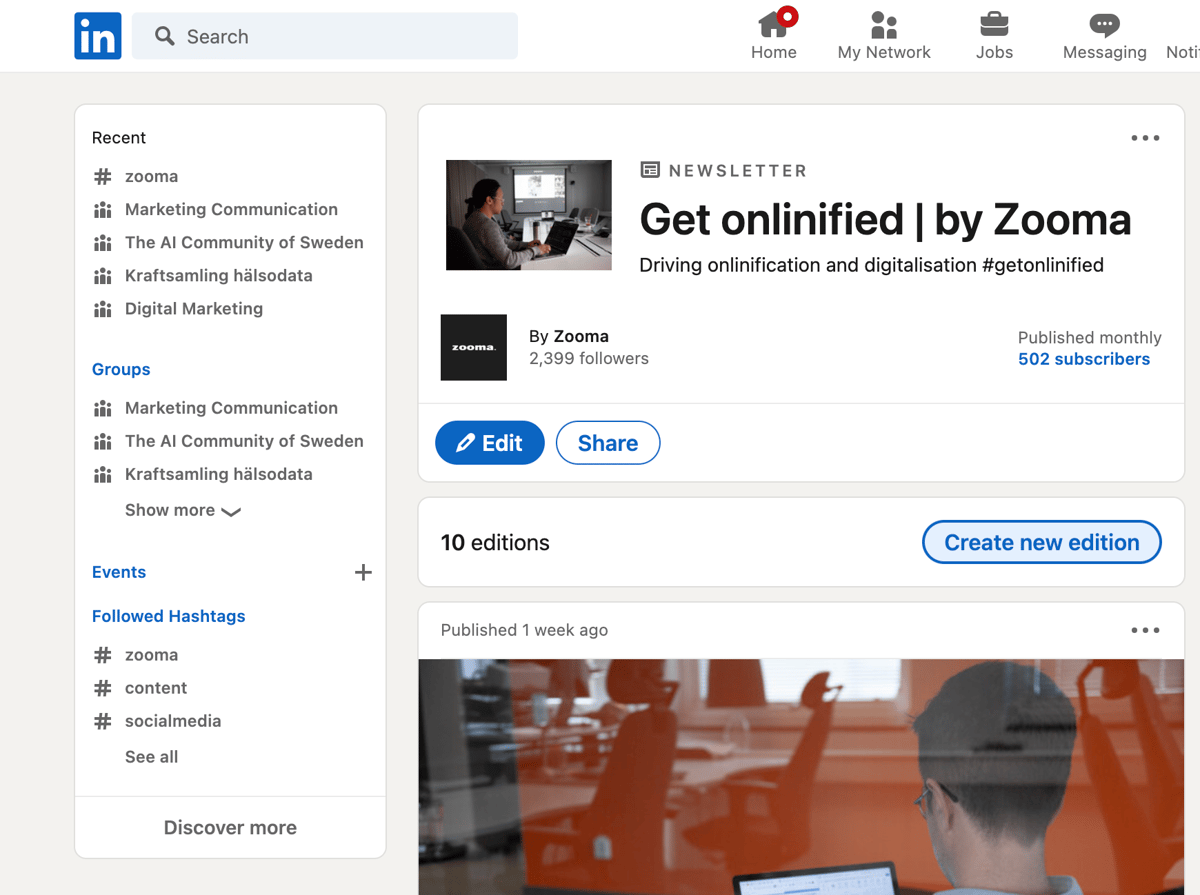 How to create a LinkedIn newsletter that engages your audience