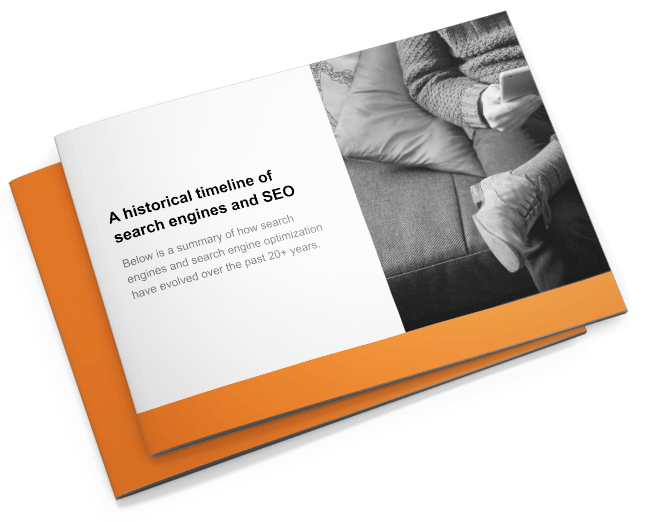 The historical timeline of search engines and SEO