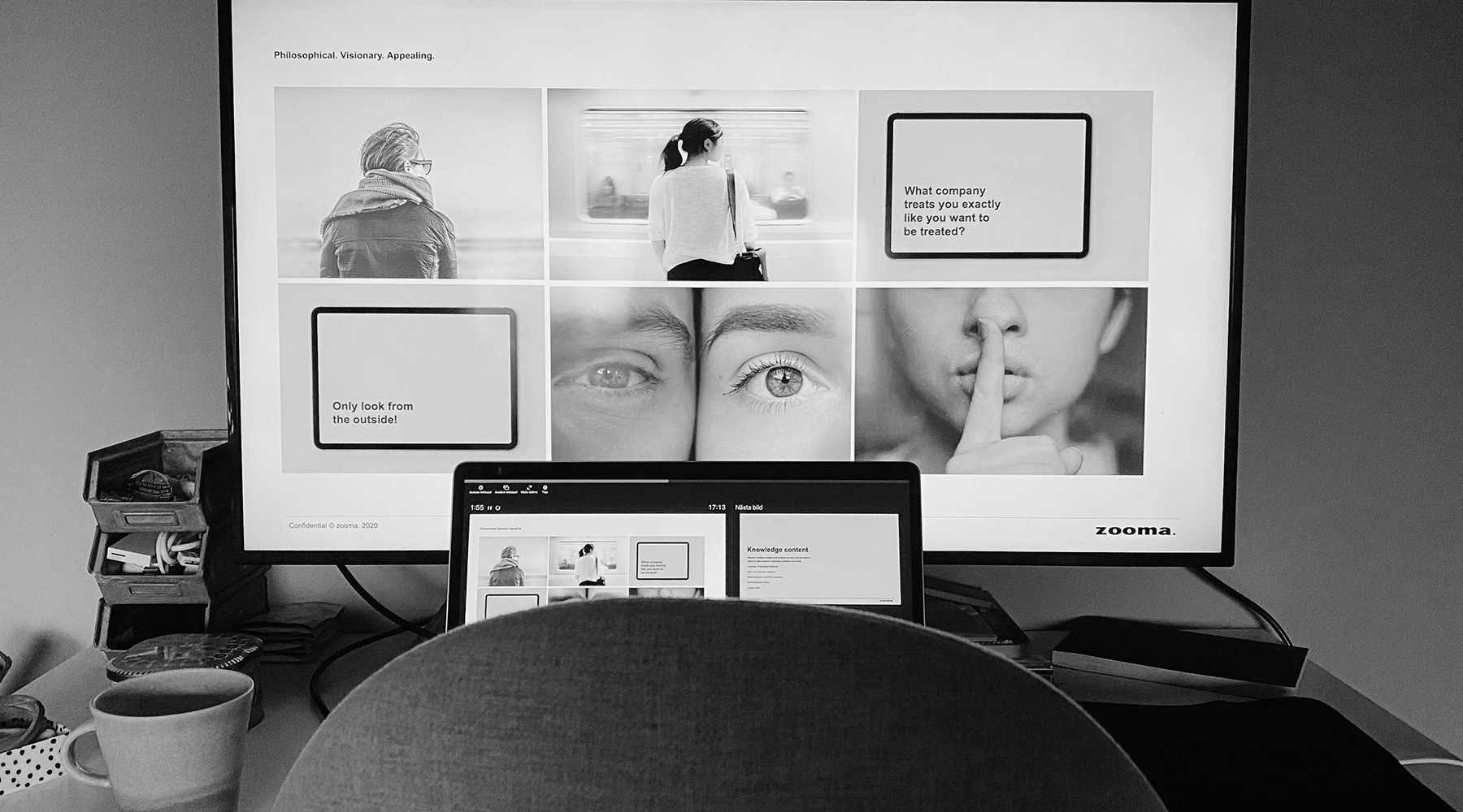 Zooma switches to remote work